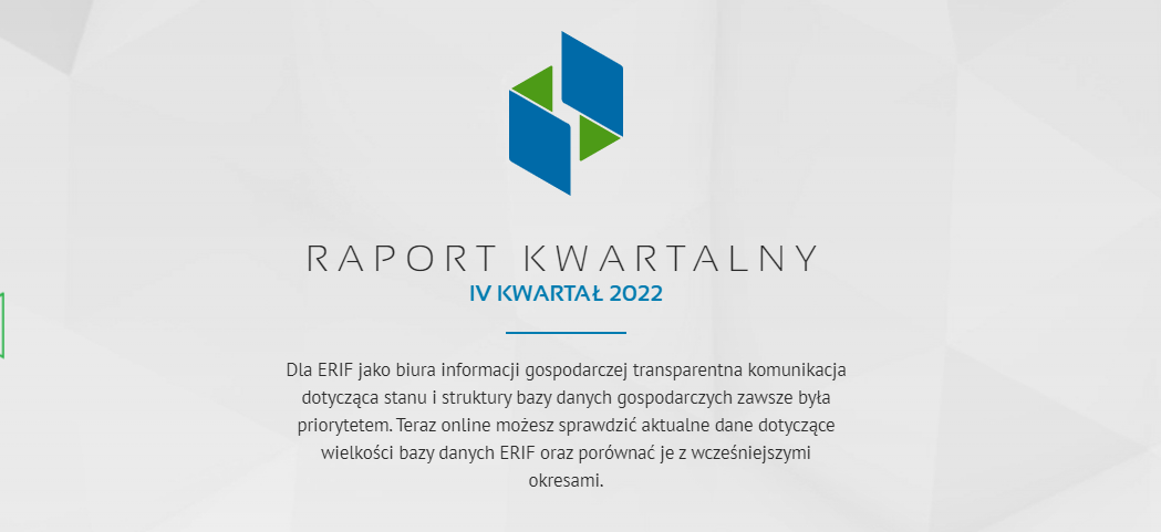 Nowy raport audytowy „Wielkość i struktura bazy danych ERIF Biura ...