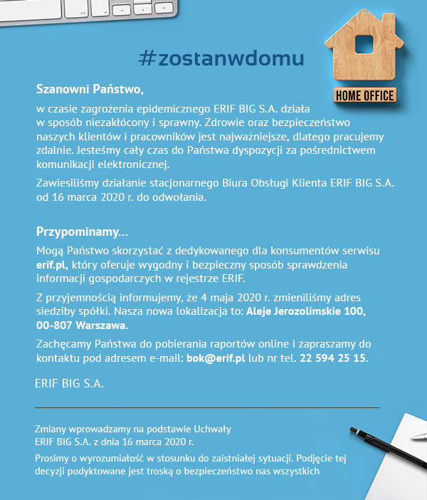 Strona główna - ERIF Biuro Informacji Gospodarczej S.A.